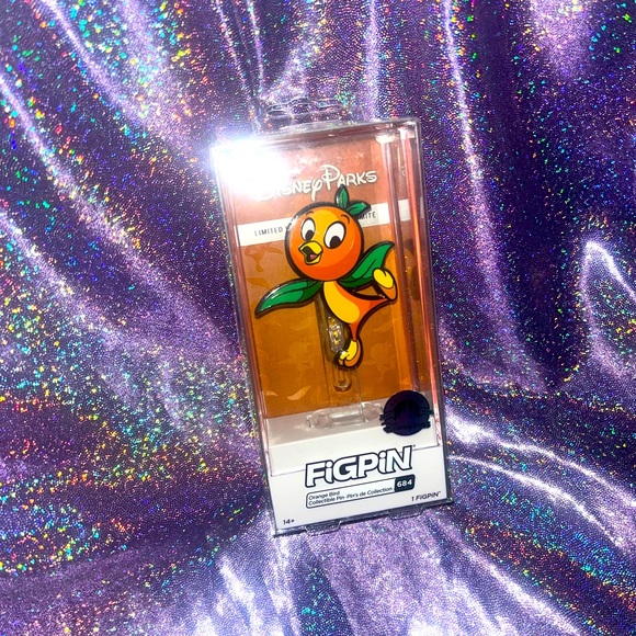 Disney | Accessories | Disney Parks Orange Bird Fig Pin | Poshmark
